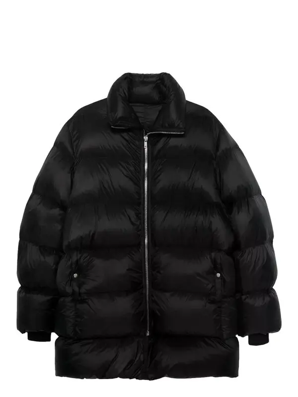 Rick Owens Quilted Recycled Polyamide Turtle Raincoat - Black