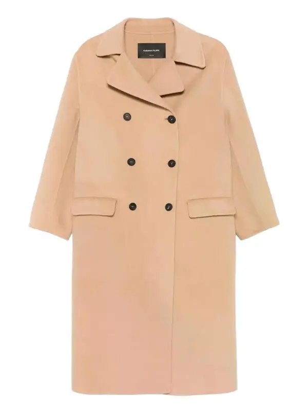 Fabiana Filippi Double-breasted Coat - Neutrals