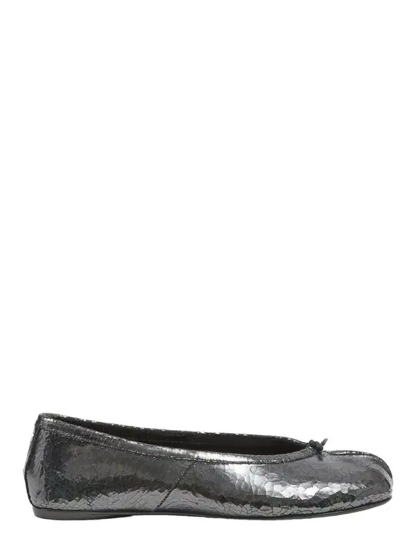 MAISON MARGIELA Tabi Leather Ballet Flats - Black