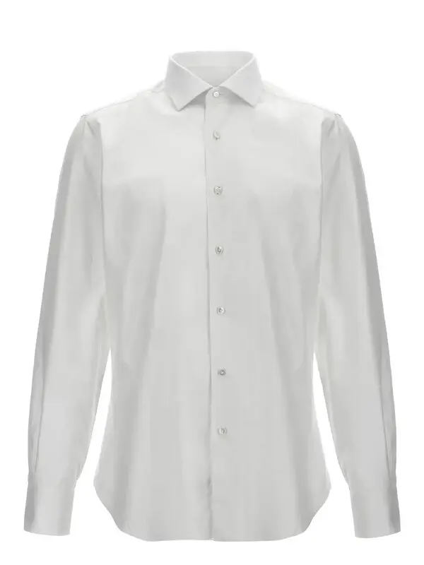 BARBA NAPOLI Cotton Shirt - White