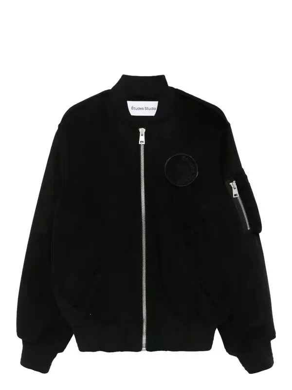 Études Studio Wool Bomber Jacket - Black