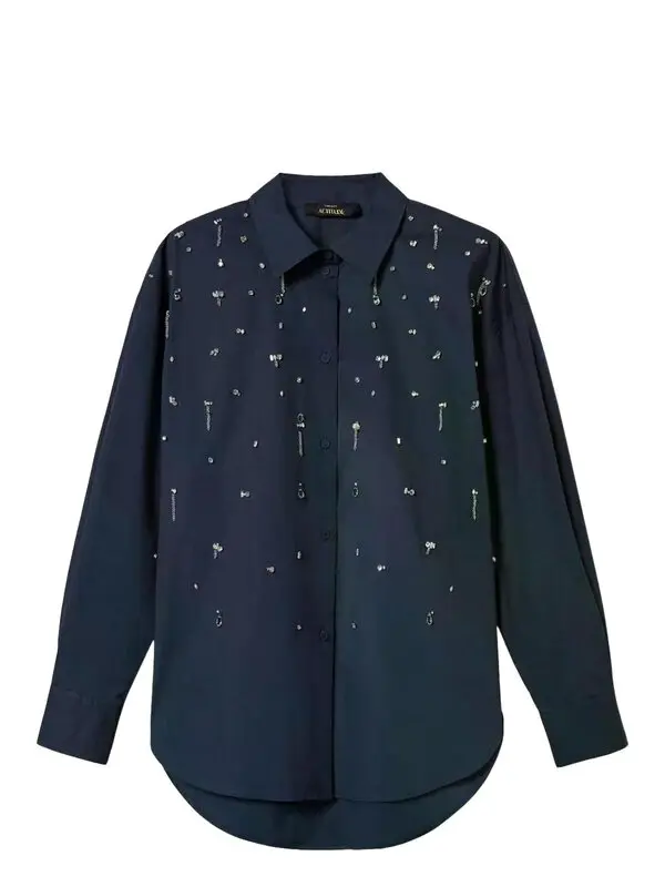 TWINSET Hand-embroidered Shirt - Blue