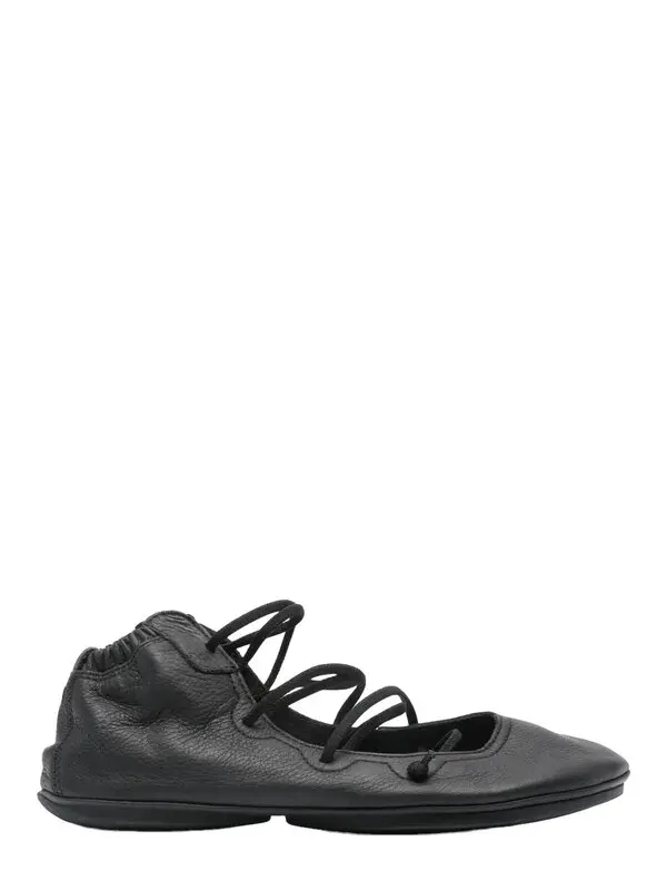 Camper Right Nina Lace-up Ballerina Shoes - Black