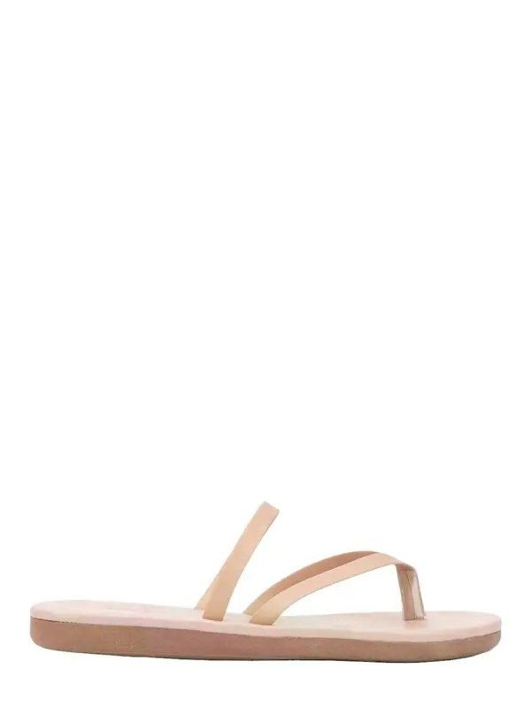 ANCIENT GREEK SANDALS Leather Thong Flip Flops - Neutrals