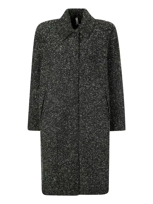 BOBOUTIC Wool-cashmere Blend Short Coat - Black