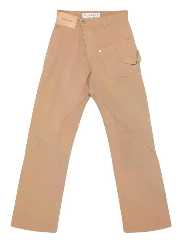 JW Anderson Twisted Workwear Trousers - Neutrals