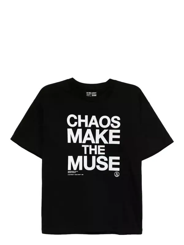 Izzue Graphic-print T-shirt - Black