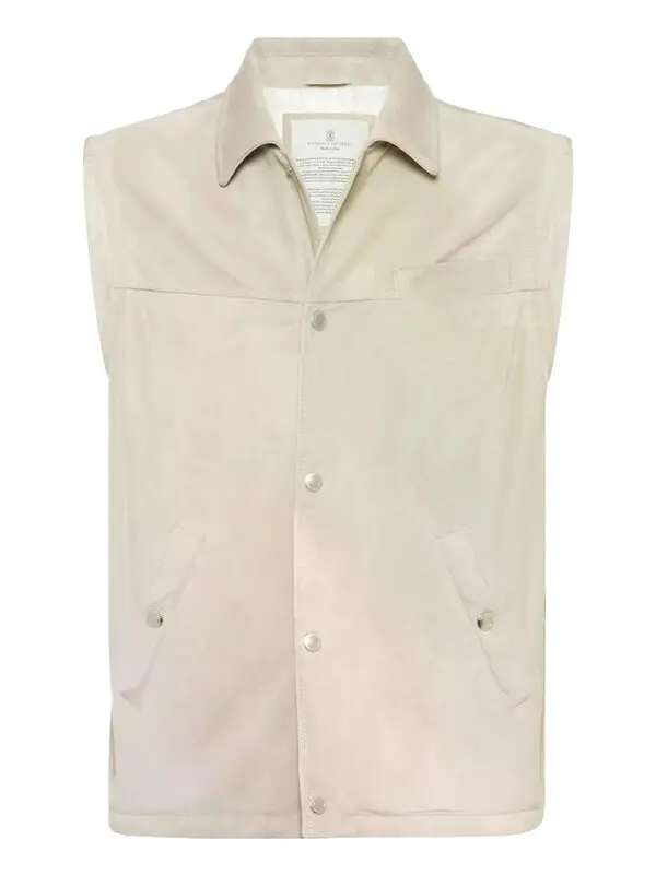 Brunello Cucinelli Padded Vest - Neutrals