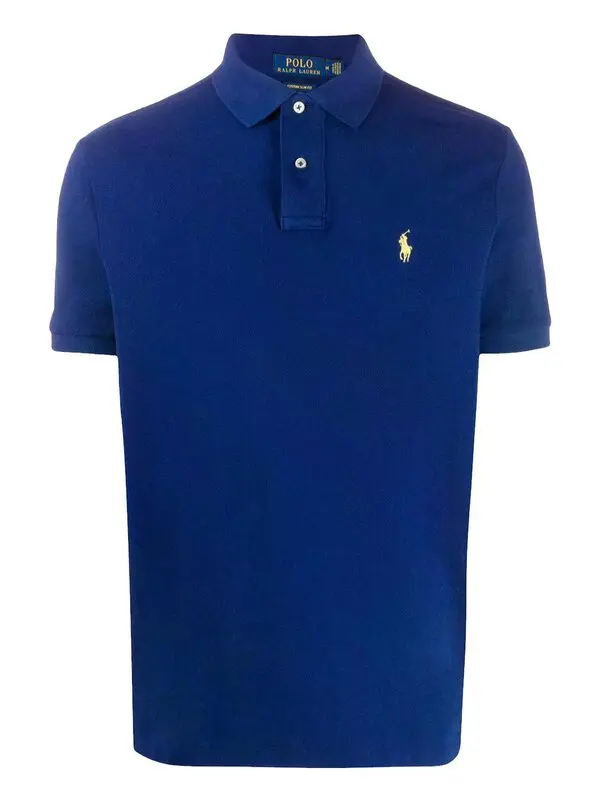 Polo Ralph Lauren Embroidered Logo Polo Shirt - Blue