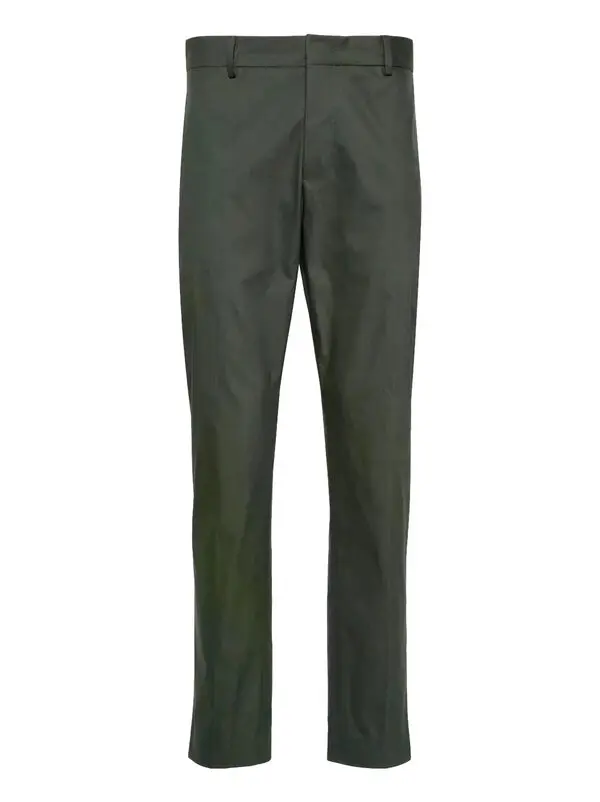 PT TORINO Mid-rise Tapered Chinos - Green