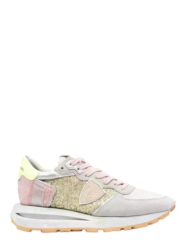 Philippe Model Tropez Haute Lace-up Sneakers - Grey