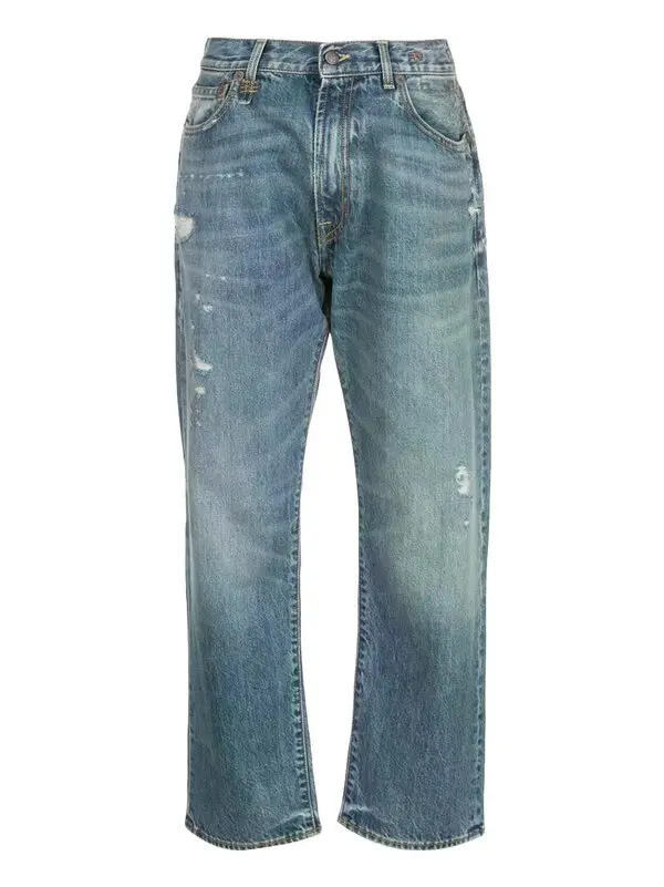 R13 Mid-rise Boyfriend Jeans - Blue