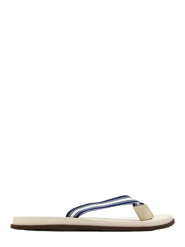 Brunello Cucinelli Grosgrain Flip Flops - Blue