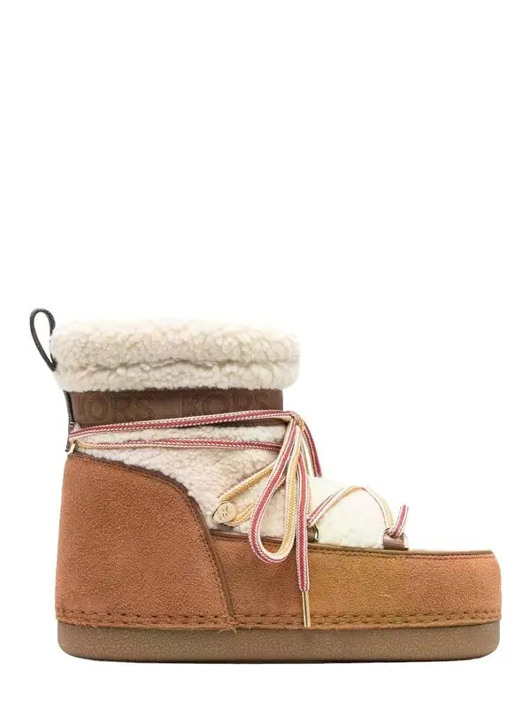 Michael Kors Zelda Shearling Boots - Brown