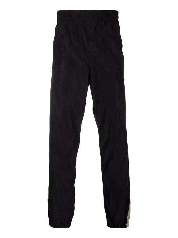 Palm Angels Pxp Logo-patch Track Pants - Black