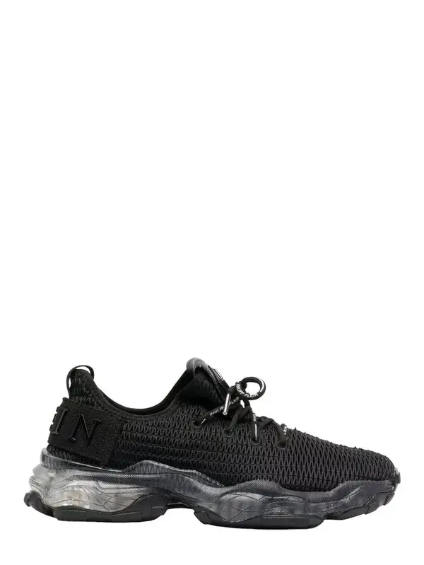 Philipp Plein Runner Hyper $hock Sneakers - Black