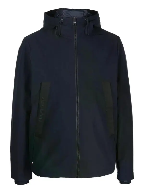 Tommy Hilfiger Hooded Zip-up Jacket - Blue