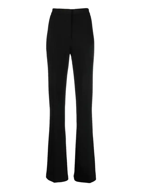 Pinko High-waisted Flared Trousers - Black