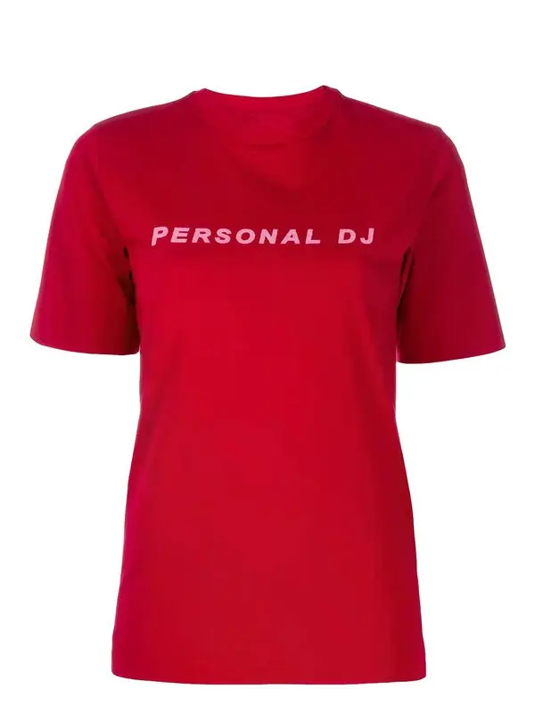 Kirin Personal Dj Print T-shirt - Red
