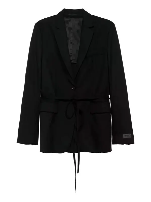 Kenzo Waisted Blazer - Black