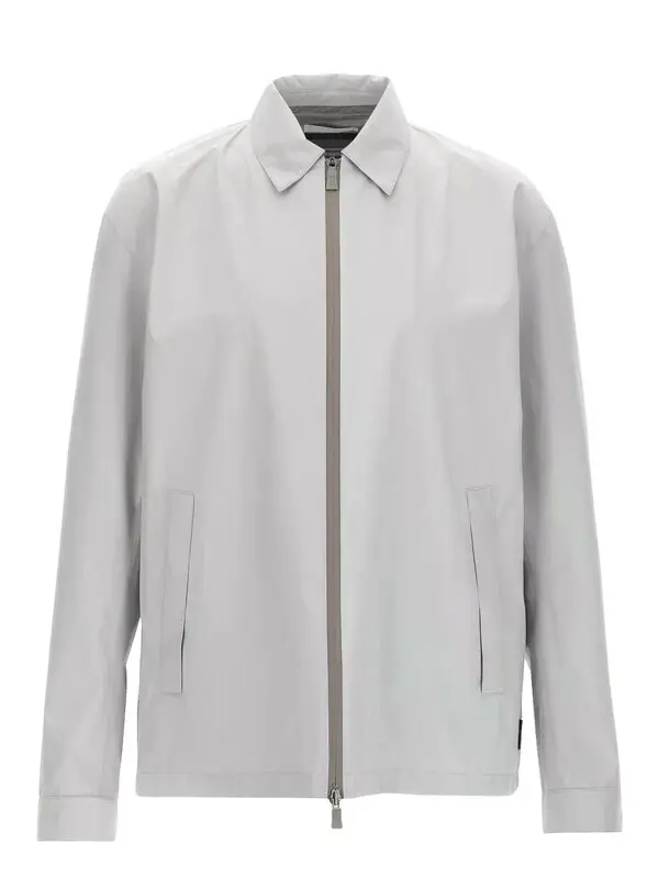 Herno Zipped Windproof Jacket - Grey
