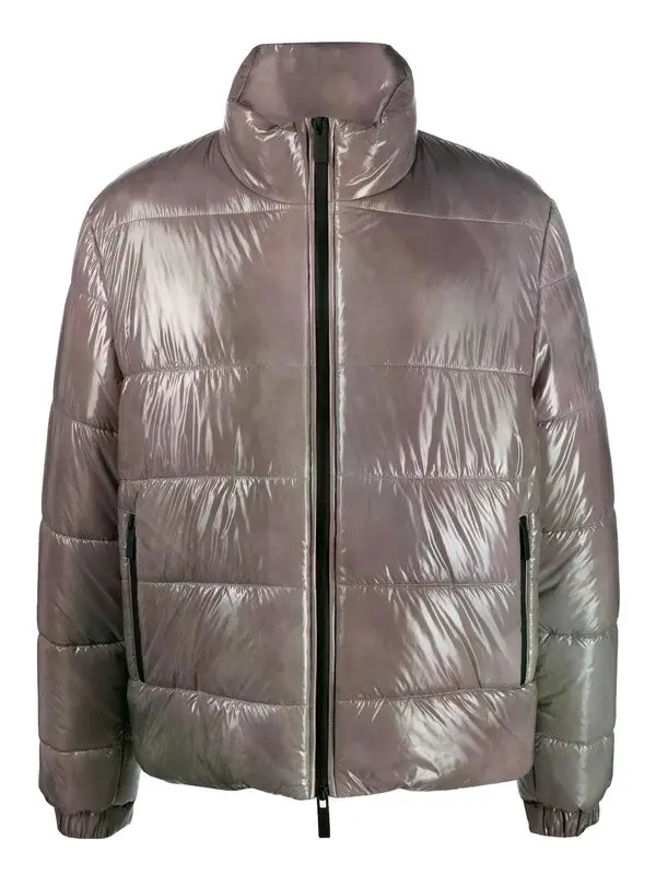 44 LABEL GROUP Blow Out Puffer Jacket - Grey