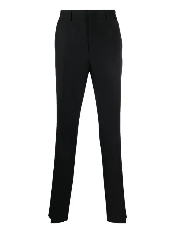 Fendi Ff Logo Tailored Trousers - Black