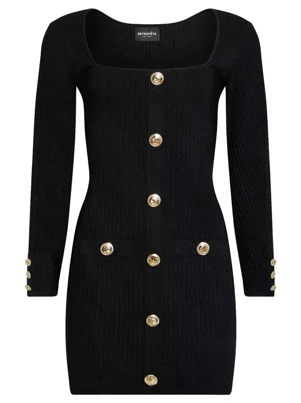 Retrofete Thea Dress - Black