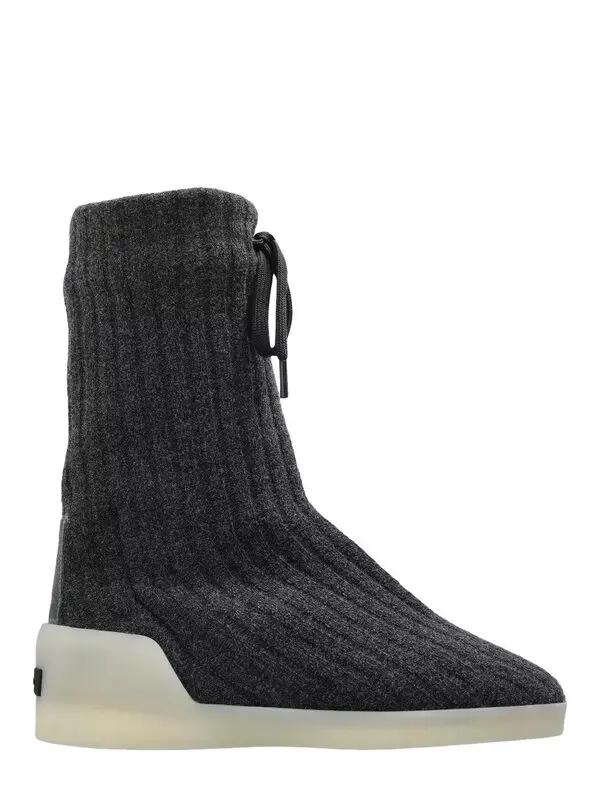 Fear Of God Moc Knit Hi Sneakers - Grey