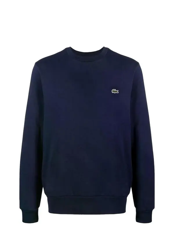 Lacoste Classic Logo-patch Sweatshirt - Blue
