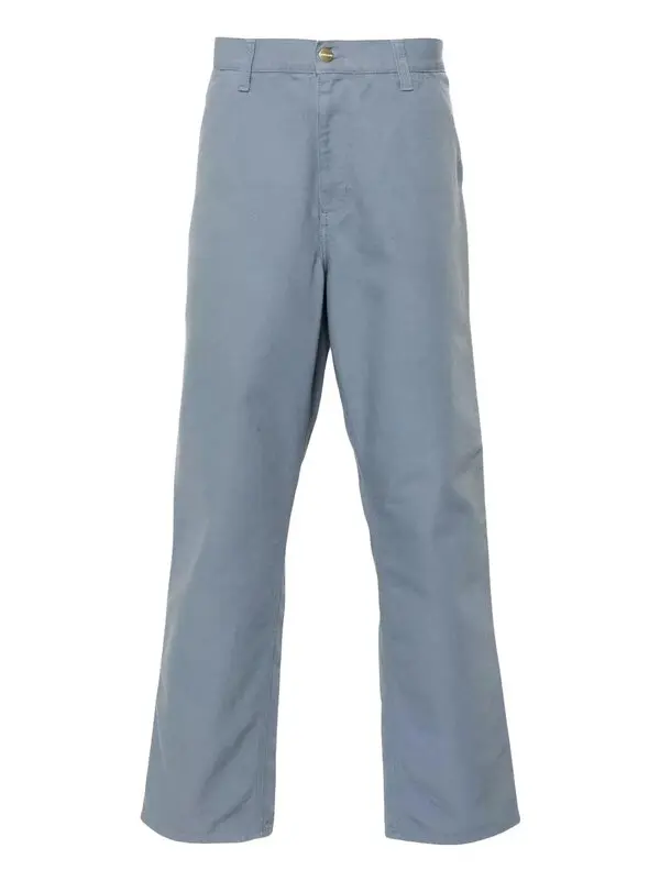 Carhartt Work In Progress Single Knee Straight-leg Trousers - Grey