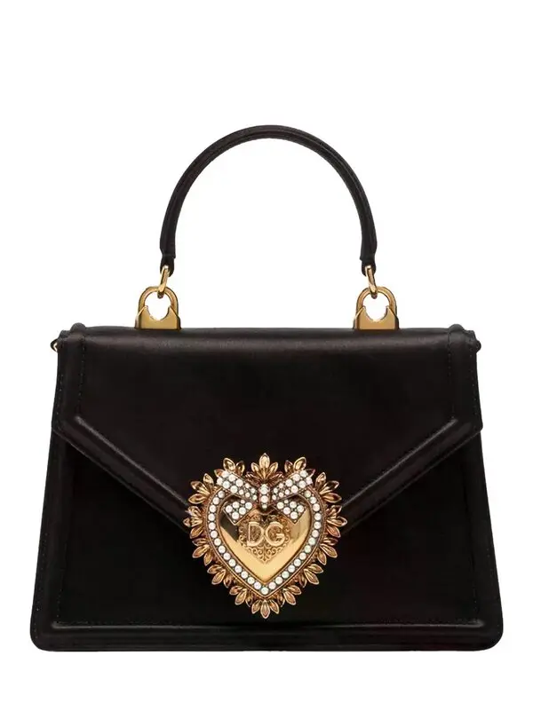 Dolce & Gabbana Devotion Small Tote Bag - Black