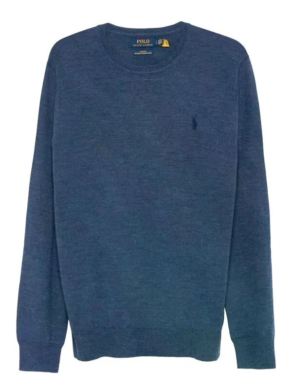 Polo Ralph Lauren Polo Pony-embroidered Sweater - Blue