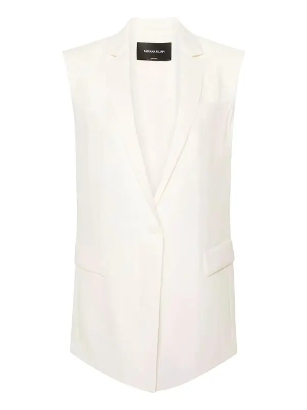 Fabiana Filippi Single-breasted Waistcoat - Neutrals