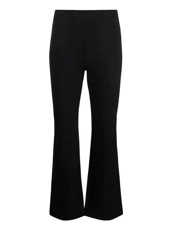 Filippa K Flared Jersey Trousers - Black