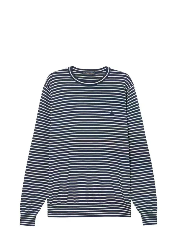 Brooks Brothers Striped Sweatshirt - Blue