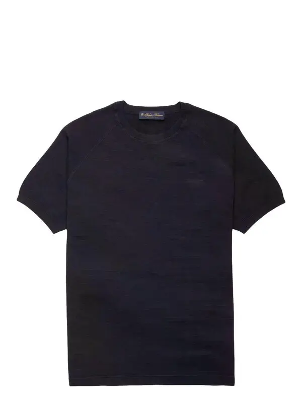 Brooks Brothers Knitted T-shirt - Blue
