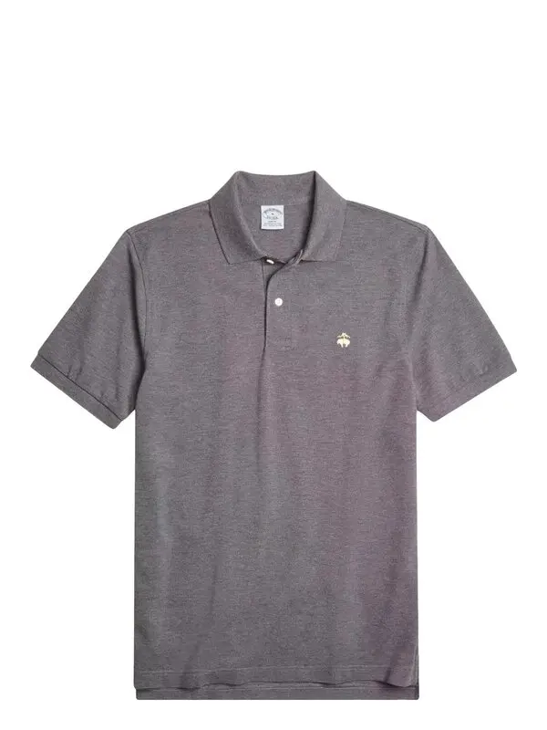 Brooks Brothers Logo-embroidered Polo Shirt - Grey
