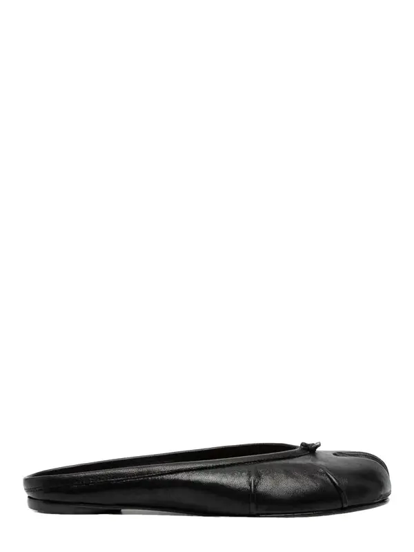 MAISON MARGIELA Tabi Leather Flat Mules - Black