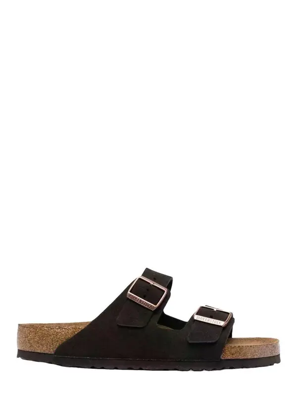 BIRKENSTOCK Arizona Suede Slides - Brown