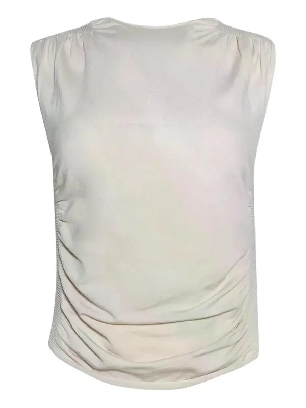 Alexander Wang Ruched Sleeveless Top - Neutrals