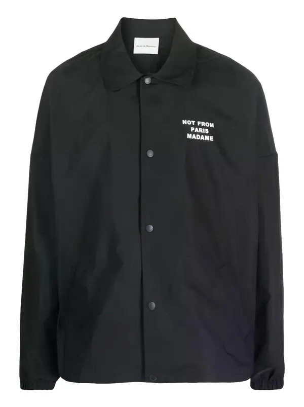 Drole De Monsieur Buttoned Jacket - Black
