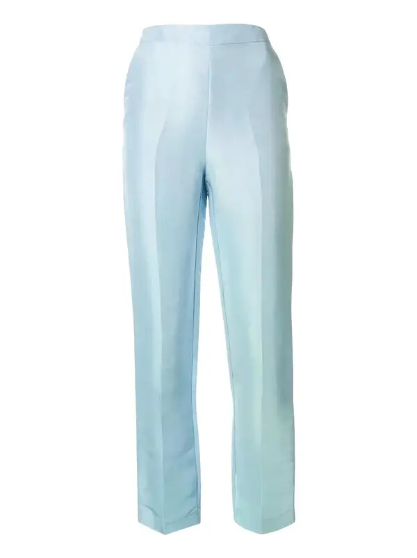 MACGRAW Non Chalant Silk Trousers - Blue