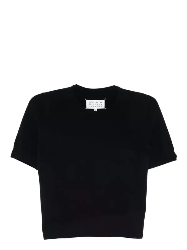 MAISON MARGIELA Virgin Wool T-shirt - Blue