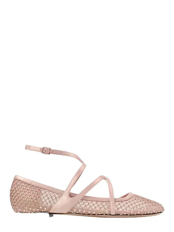 JIMMY CHOO Astoria Ballet Flats - Pink
