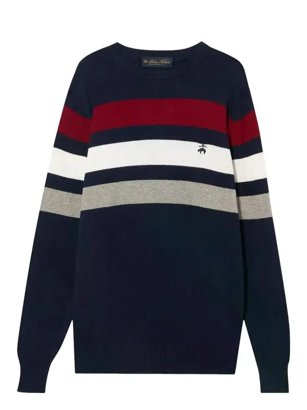 Brooks Brothers Cotton-blend Sweater - Blue