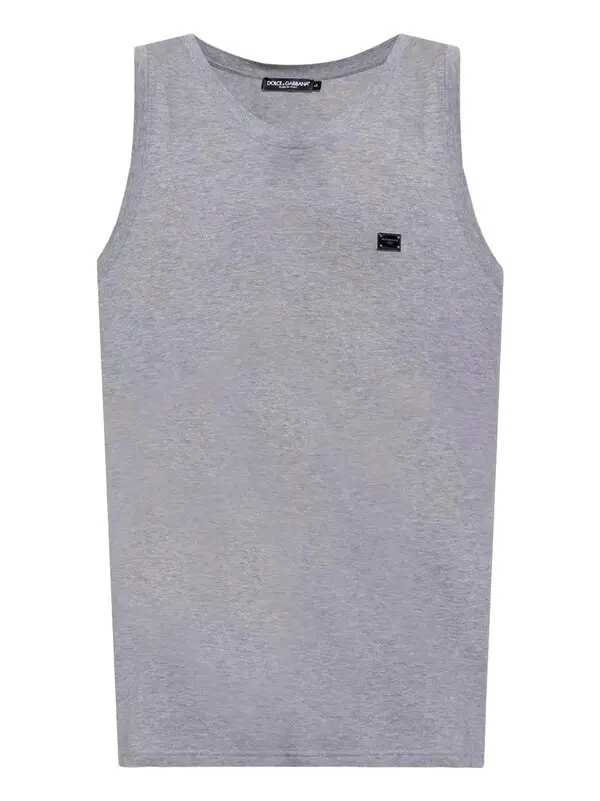 Dolce & Gabbana Sleeveless T-shirt - Grey