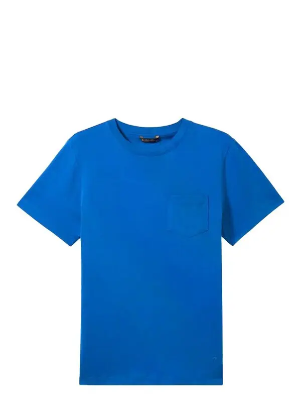 Brooks Brothers Cotton T-shirt - Blue
