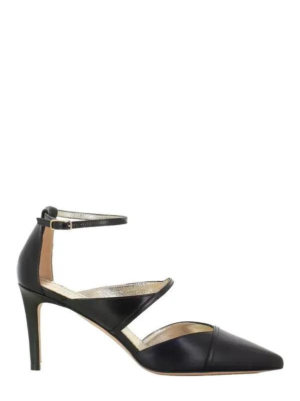 ANTONIO BARBATO MAESTRI VENEZIANI Cut-out Leather Pumps - Black