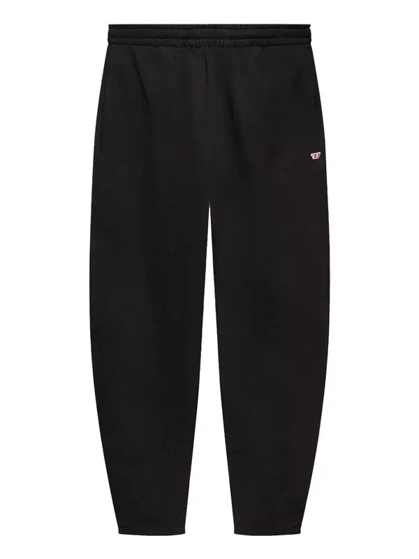 DIESEL® Logo-patch Cotton Track Pants - Black